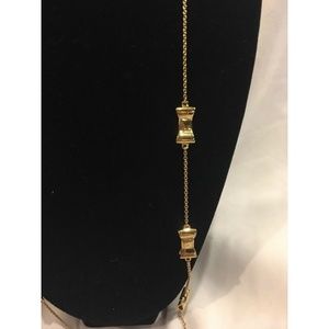 kate spade | Jewelry | Kate Spade Gold Plated Scatter Necklace Bows ...